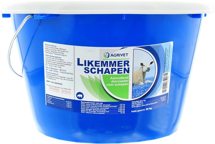 Agrivet Likemmer schapen 20kg - Armosa :: Leverancier van agrarische be
